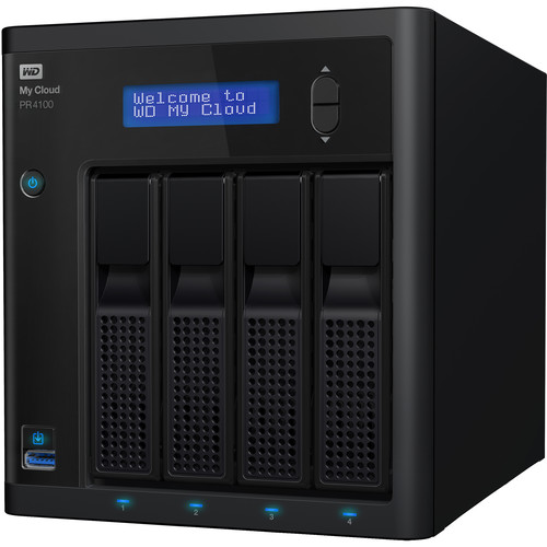 WD My Cloud Pro Series 8TB PR4100 4-Bay NAS Server (4 x 2TB)