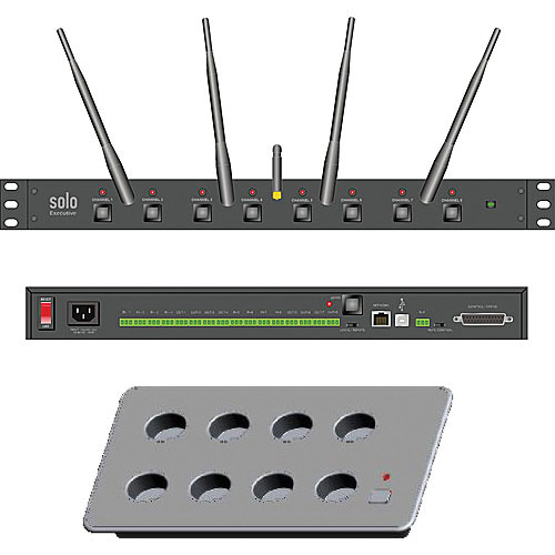 Revolabs Solo Executive 8-Channel Wireless Bundle System without Microphones (1-Year Silver revoCARE Plan)