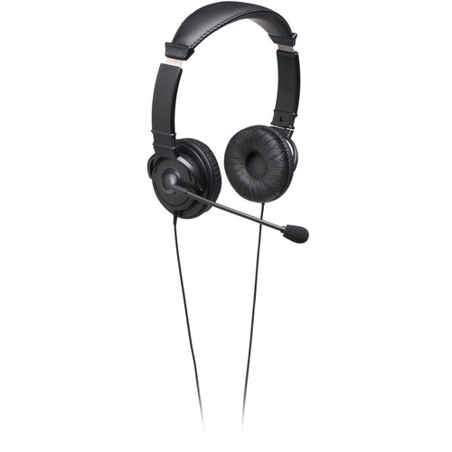 Kensington Hi-Fi Wired Headphones with Mic (Black)