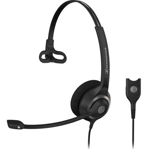 SENNHEISER SC 230 MONAURAL NOISE-CANCELLING WIDEBAND HEADSET (BLACK W/ SILVER)