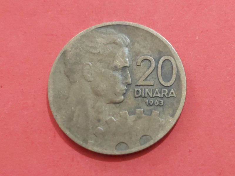 SFRJ - 20 dinara 1963 god