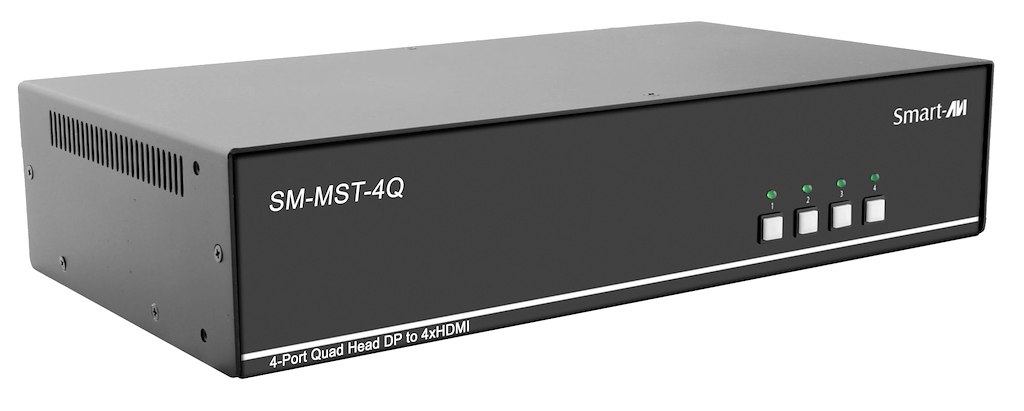 SmartAVI 4 Port KVM MST with Quad 4K HDMI Out