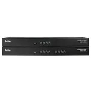 Raritan Dual-monitor MasterConsole Digital CAT5 KVM Switch, 4-port, one user, DVI+USB+Audio console