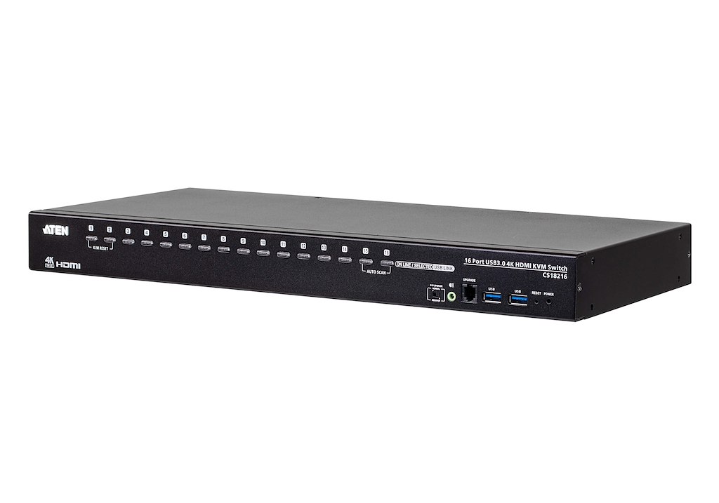 Aten 16-Port USB 3.0 4K HDMI KVM Switch