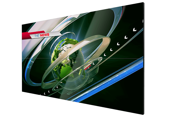 CHRISTIE FHD553-XE 55” FHD 500 nit extreme-narrow bezel LCD video wall panel.