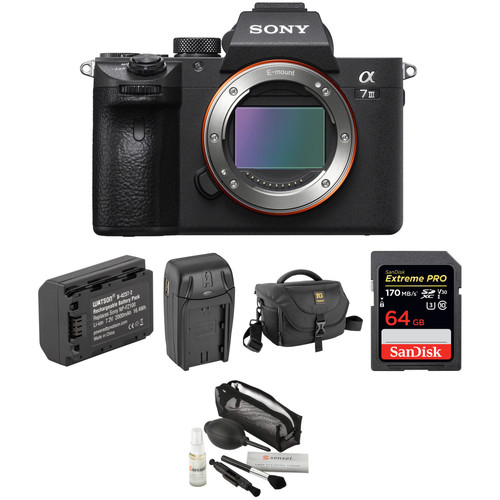 Sony Alpha a7 III Mirrorless Digital Camera Body with Accessory Kit