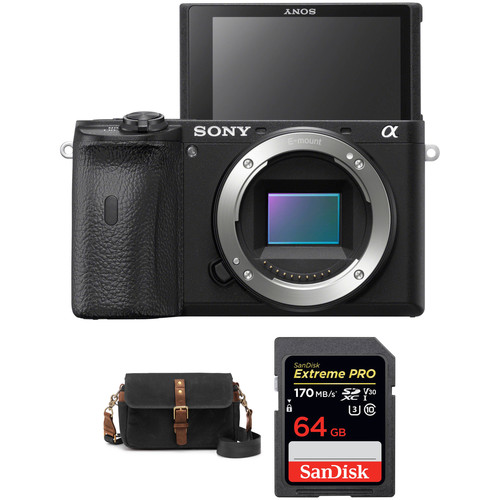 Sony Alpha a6600 Mirrorless Digital Camera Body with Accessories Kit