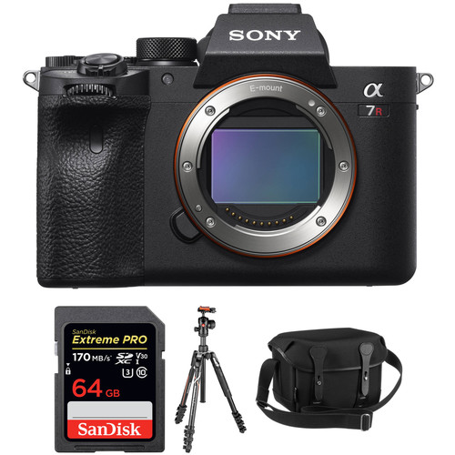 Sony Alpha a7R IV Mirrorless Digital Camera Body with Tripod Kit