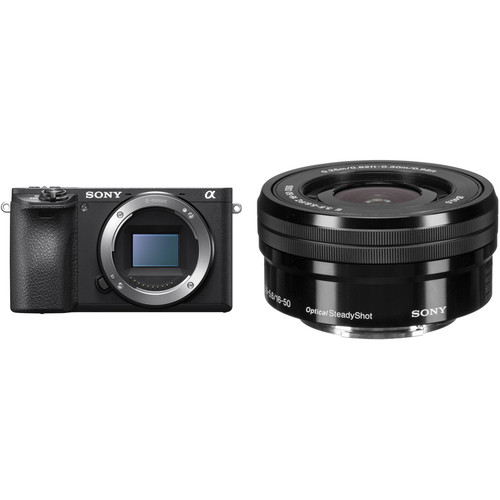 Sony Alpha a6500 Mirrorless Digital Camera with 16-50mm Lens Kit