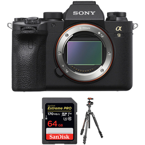 Sony Alpha a9 II Mirrorless Digital Camera Body with Tripod Kit