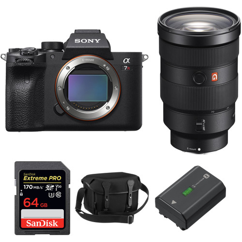 Sony Alpha a7R IV Mirrorless Digital Camera with 24-70mm f/2.8 Lens and Accessories Kit