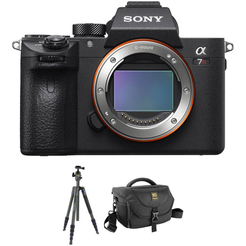 Sony Alpha a7R III Mirrorless Digital Camera Body with Tripod Kit