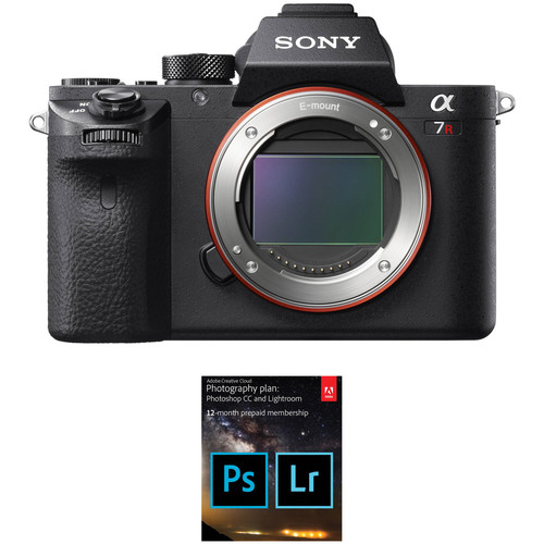 Sony Alpha a7R II Mirrorless Digital Camera with Adobe Creative Cloud 12-Month Subscription Kit