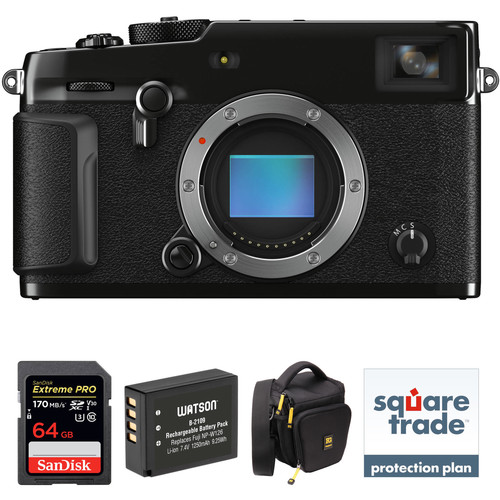 FUJIFILM X-Pro3 Mirrorless Digital Camera Body Deluxe Kit (Black)