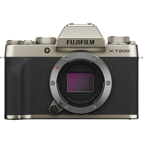 FUJIFILM X-T200 Mirrorless Digital Camera (Body Only, Champagne Gold)