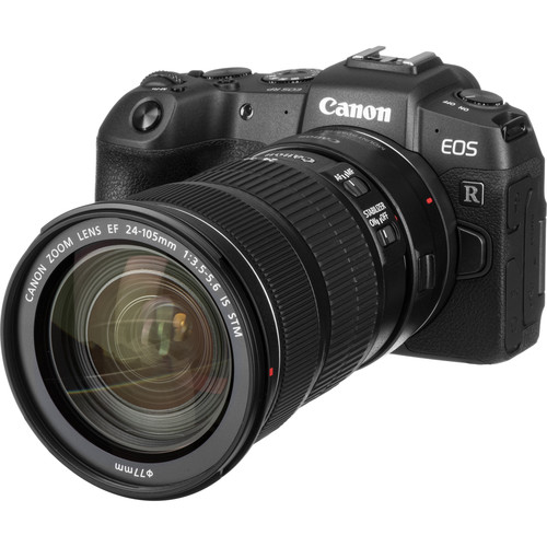 Canon EOS RP Mirrorless Digital Camera with EF 24-105mm f/3.5-5.6 STM Lens and Mount Adapter EF-EOS R Kit