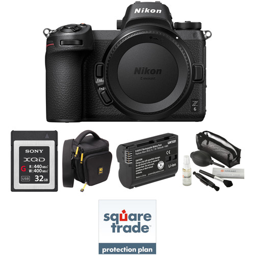 Nikon Z 6 Mirrorless Digital Camera Body Deluxe Kit