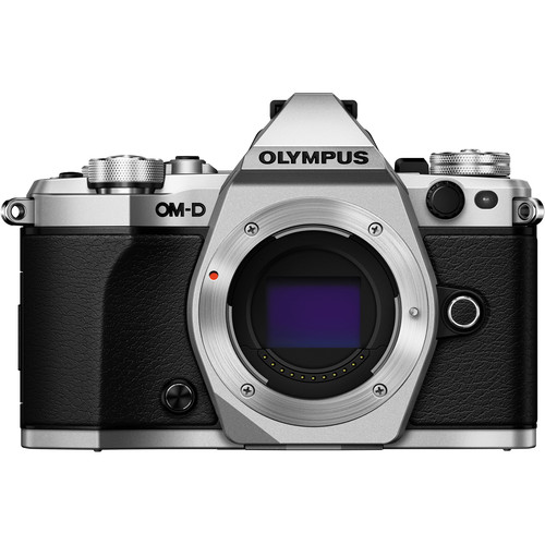 Olympus OM-D E-M5 Mark II Mirrorless Micro Four Thirds Digital Camera (Body, Silver)