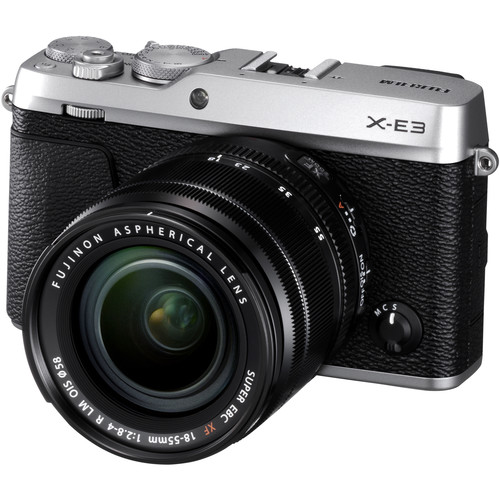 FUJIFILM X-E3 Mirrorless Digital Camera with 18-55mm Lens (Silver)