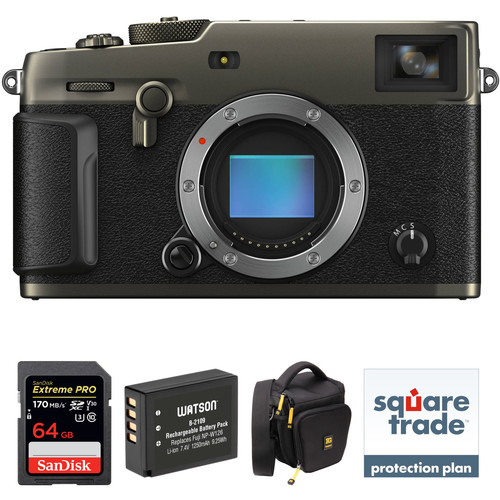 FUJIFILM X-Pro3 Mirrorless Digital Camera Body Deluxe Kit (Dura Black)