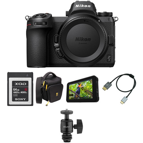 Nikon Z 7 Mirrorless Digital Camera Body with Pro Monitoring Kit