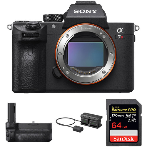 Sony Alpha a7R III Mirrorless Digital Camera Body with Vertical Grip Kit