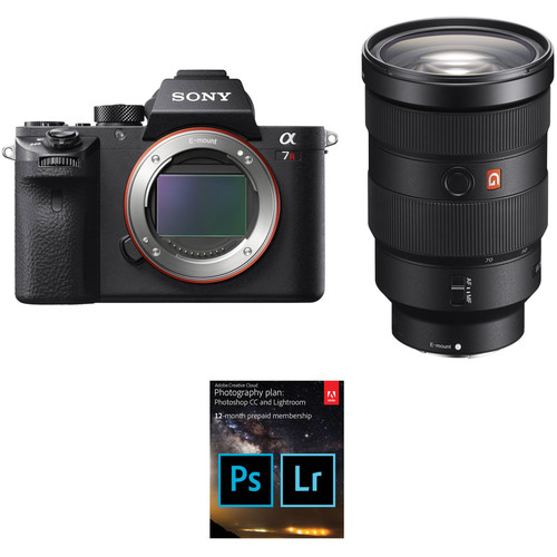 Sony Alpha a7R II Mirrorless Digital Camera with 24-70mm f/2.8 Lens and Adobe CC Photo Plan Kit