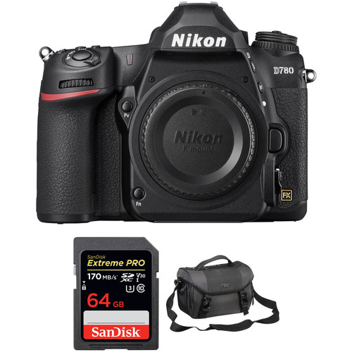 Nikon D780 DSLR Camera Body with Accessories Kit