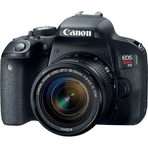 Canon EOS Rebel T7i DSLR Camera with 18-55mm Lens