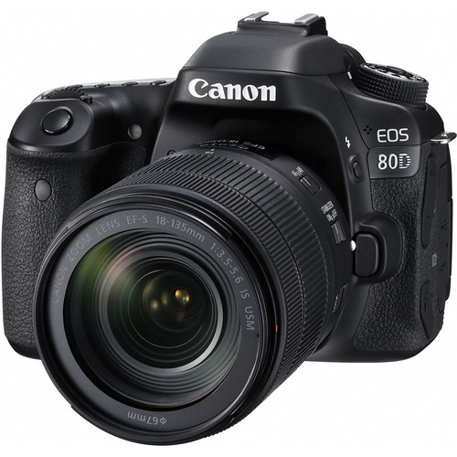 Canon EOS 80D DSLR Camera with 18-135mm Lens