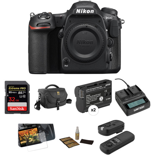 NIKON D500 DSLR CAMERA BODY DELUXE KIT