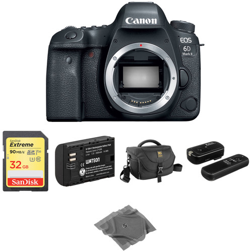 Canon EOS 6D Mark II DSLR Camera Body Basic Kit