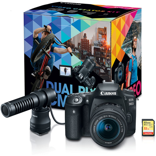 CANON EOS 90D DSLR CAMERA VIDEO CREATOR KIT