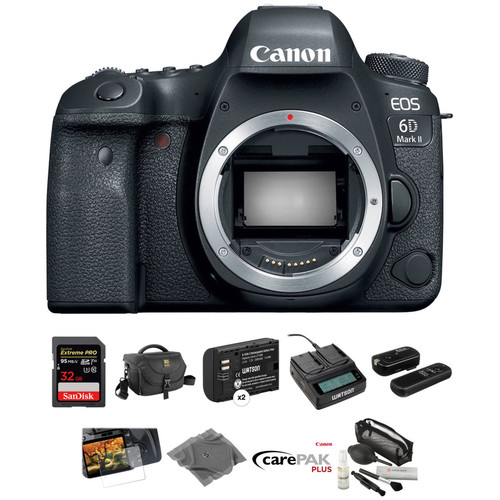 Canon EOS 6D Mark II DSLR Camera Body Deluxe Kit