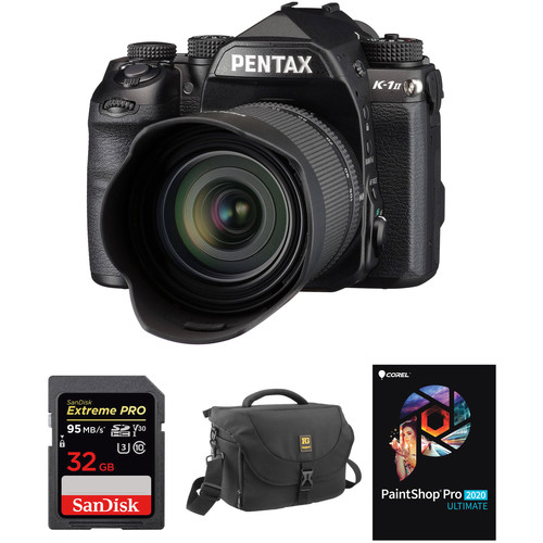 PENTAX K-1 MARK II DSLR CAMERA WITH 28-105MM LENS AND ACCESSORIES KIT