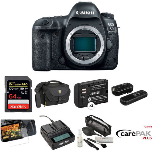 Canon EOS 5D Mark IV DSLR Camera Body Deluxe Kit