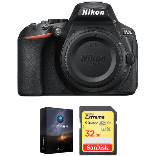 NIKON D5600 DSLR CAMERA BODY WITH SOFTWARE KIT