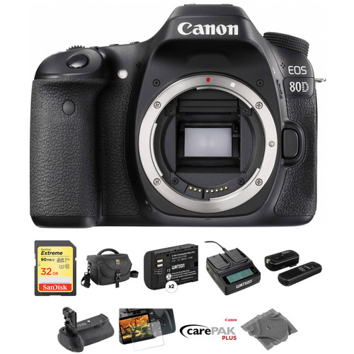 Canon EOS 80D DSLR Camera Deluxe Kit