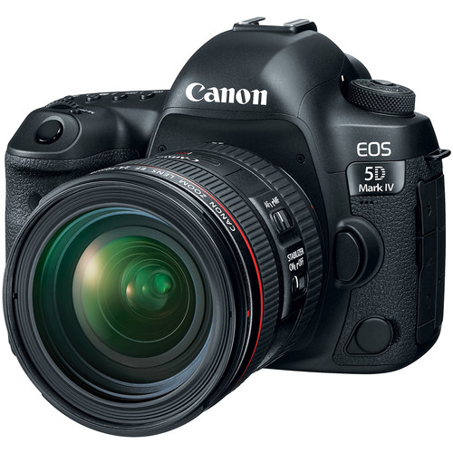 Canon EOS 5D Mark IV DSLR Camera with 24-70mm f/4L Lens