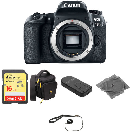 Canon EOS 77D DSLR Camera Body Basic Kit