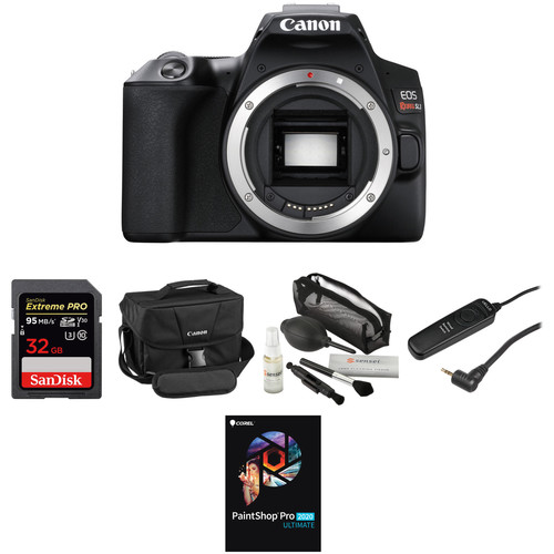 Canon EOS Rebel SL3 DSLR Camera Body Deluxe Kit (Black)