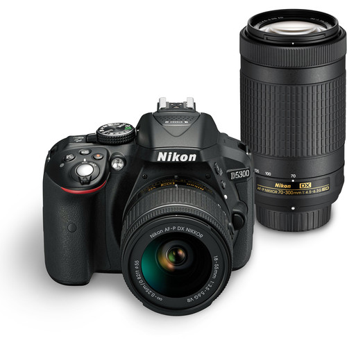 Nikon D5300 DSLR Camera Dual Lens Kit