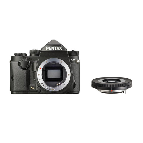 Pentax KP DSLR Camera with 40mm Lens Kit (Black)