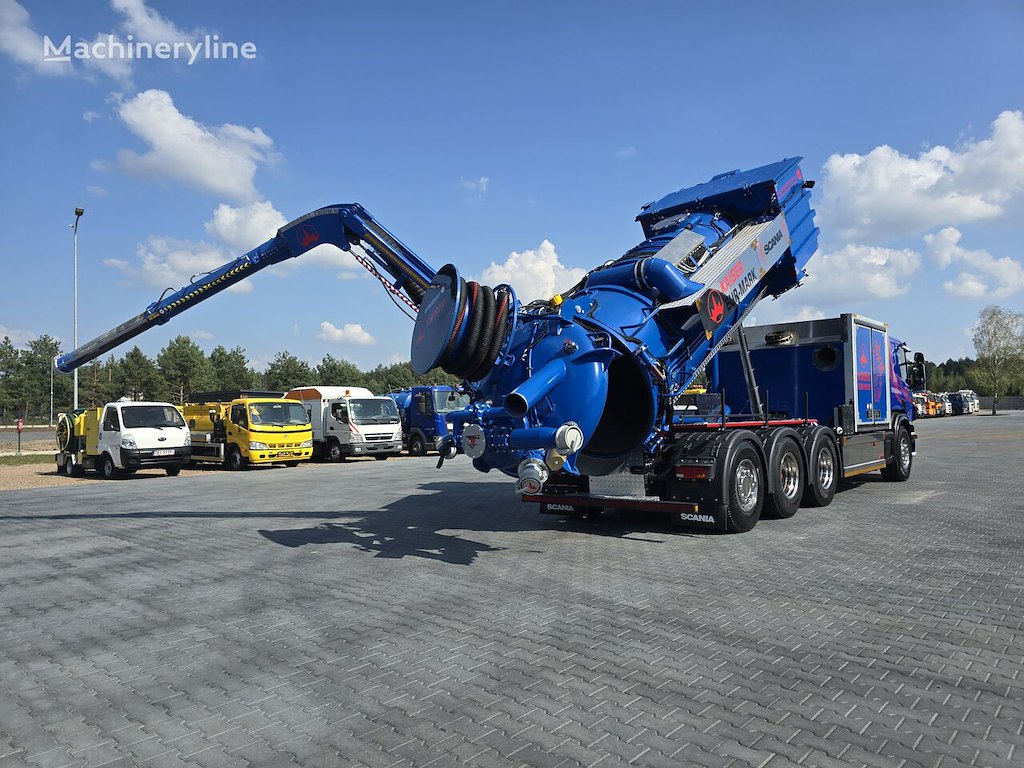 Scania KAISER EUR-MARK PL 8 Vacuum suction-blowing loader vakum bager