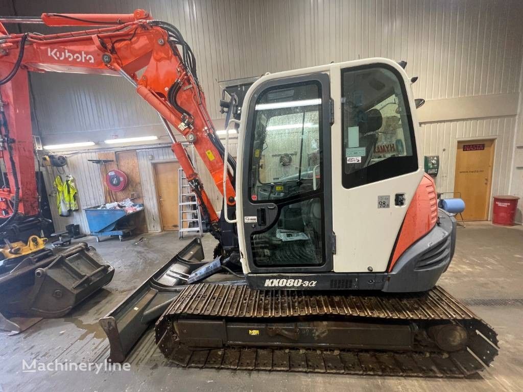 Kubota KX 080-3 mini bager