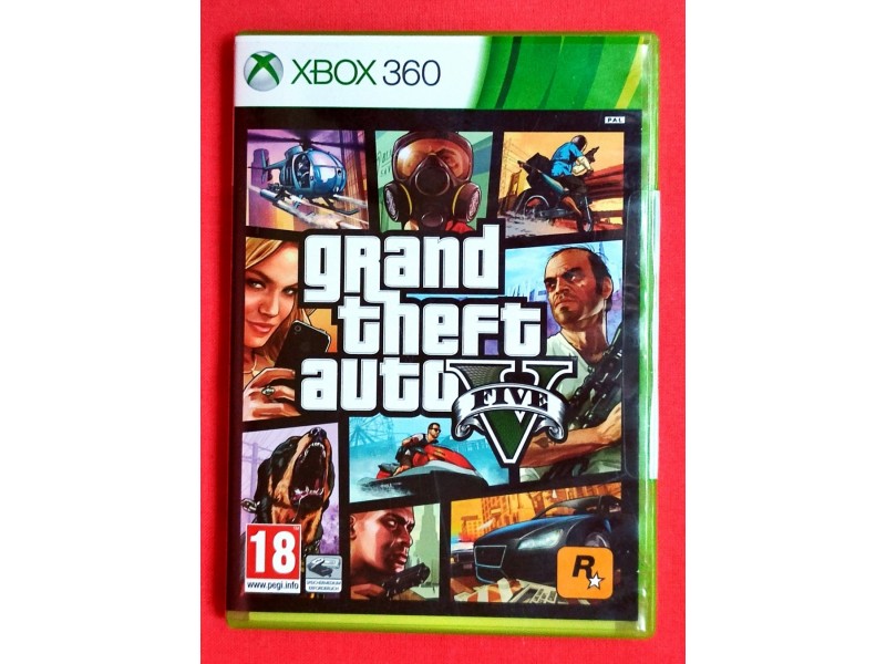 GTA V 2xcd + MAPA / XBox 360 Originalna Igra