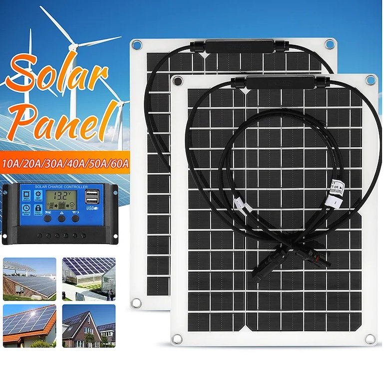 Solarni panel monokristalni sa kontrolerom 50 Ampera