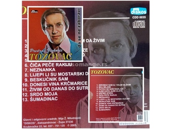 cd Predrag Živković Tozovac ***** Da se ne zaboravi