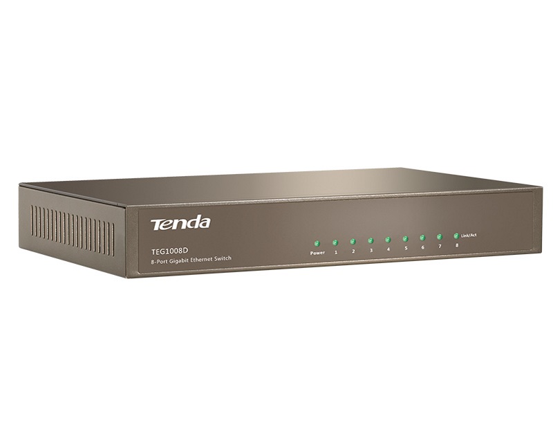 TENDA TEG1008D 8-Port Gigabit Desktop Switch