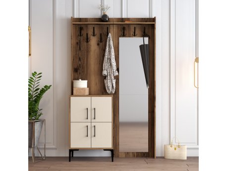 HANAH HOME CIPELARNIK SA ČIVILUKOM BERLIN BC WALNUT CREAM